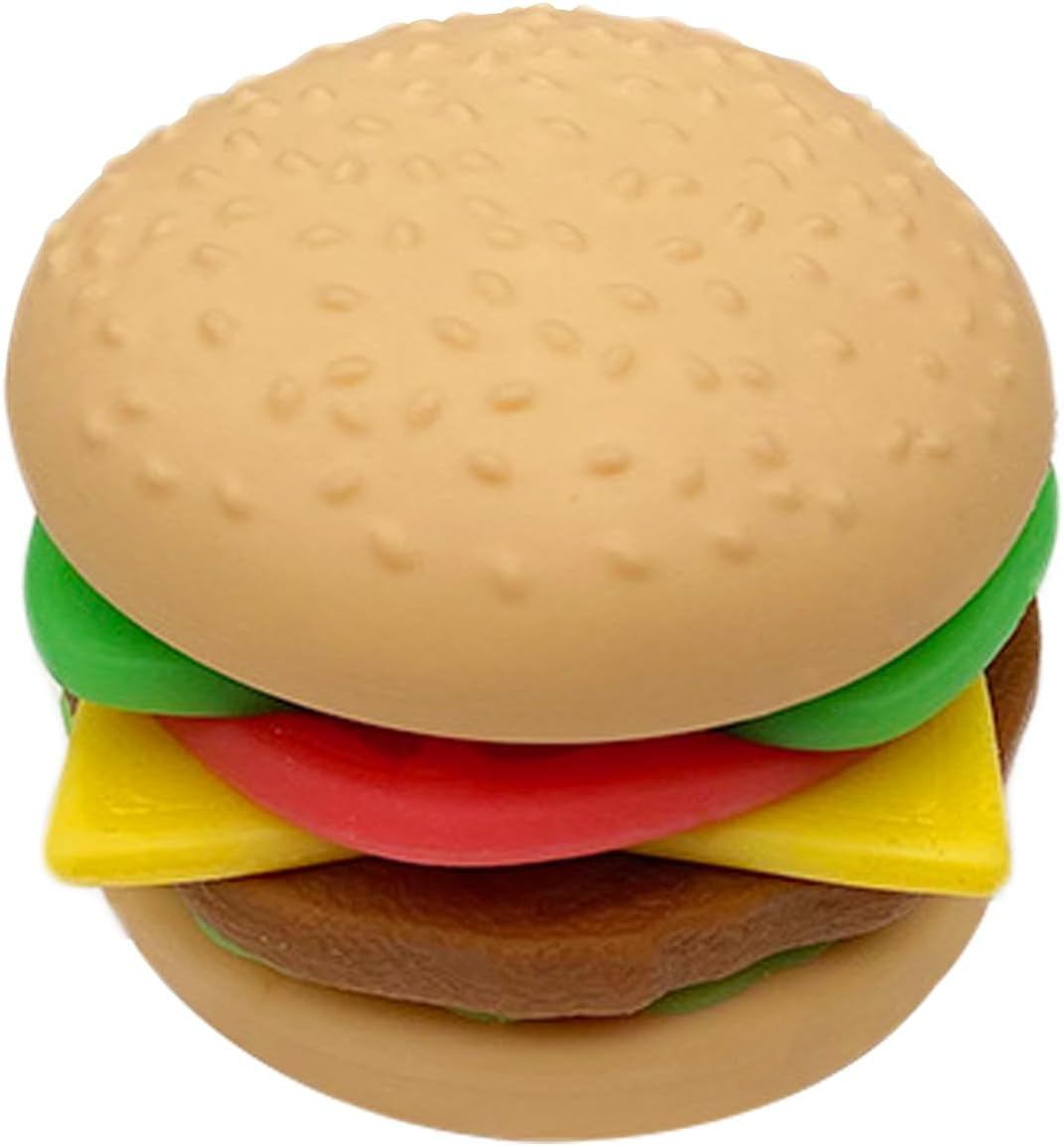 7 Layers Hamburger Squeeze Toy - Stress Relief Burger Squeeze Toy ...