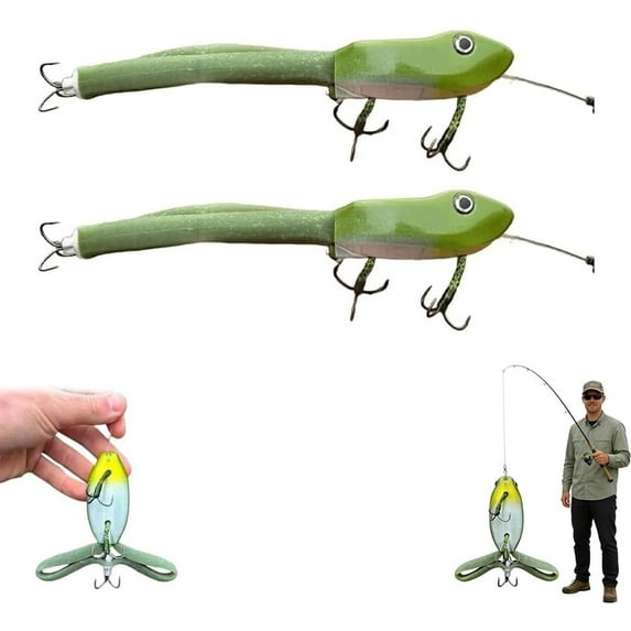 7″ Lifelike Top Frog Fishing Lure – 2026 Upgraded Weedless Design with ...