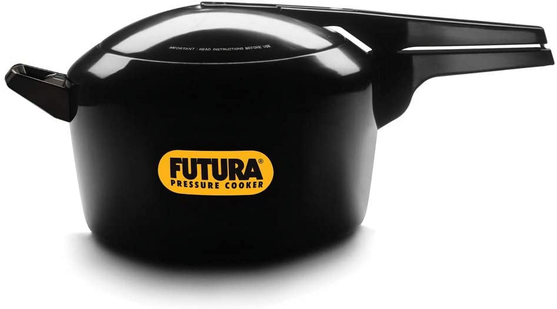 7 Litre Pressure Cooker, Hard Anodised Inner Lid Pressure Cooker, Black ...