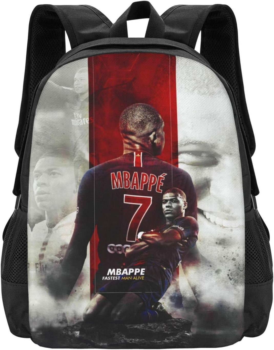 #7 Mbappe #10 Adult Simplicity Backpacks Bag Laptop Bag Bookbag ...