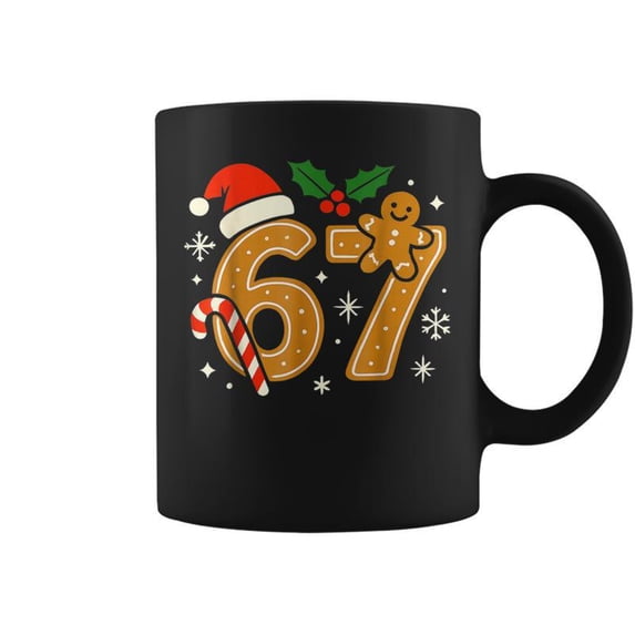 7 Meme Christmas 7 Six Seven Cookies Gingerbread Coffee Mugs - Walmart.com