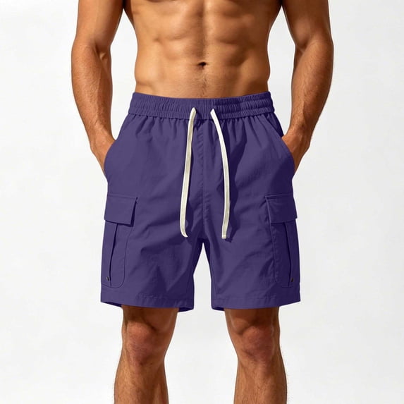 7" Men's Board Shorts Swimwear No Mesh Lining - Swim Trunks Surf Shorts ...