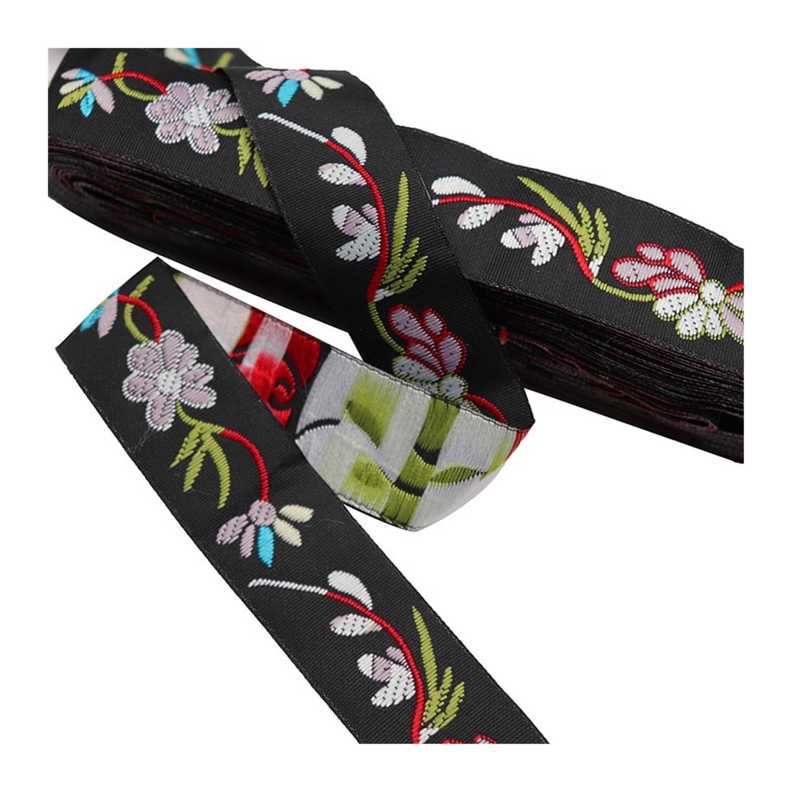 7 Meters 25mm Vintage Embroidered Ribbons Lace Fabric DIY Garment ...
