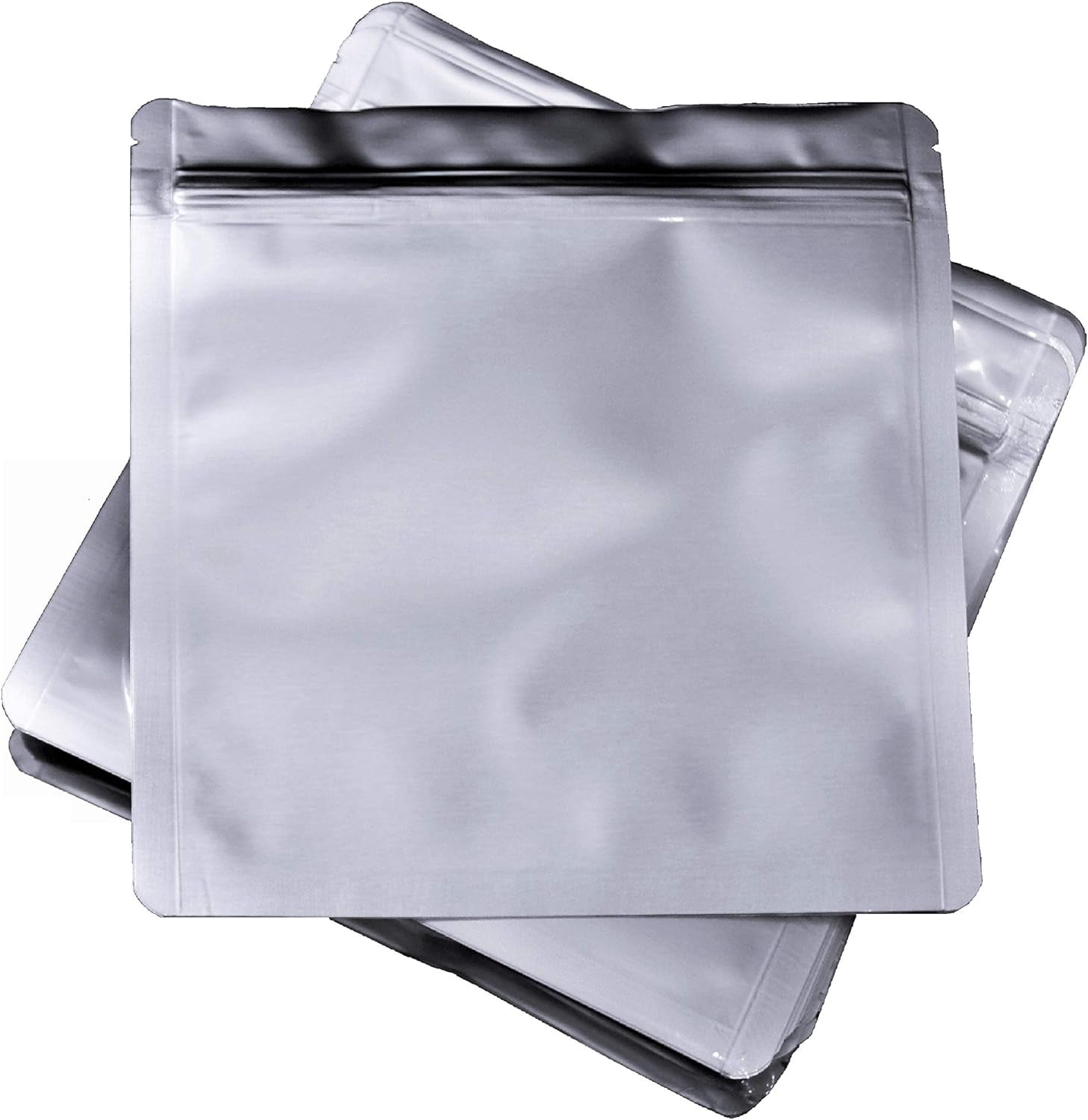 7 Mil Zip Lock Mylar Bags (100, 1 Quart 8.3 x 8.3 Inch) - Walmart.com