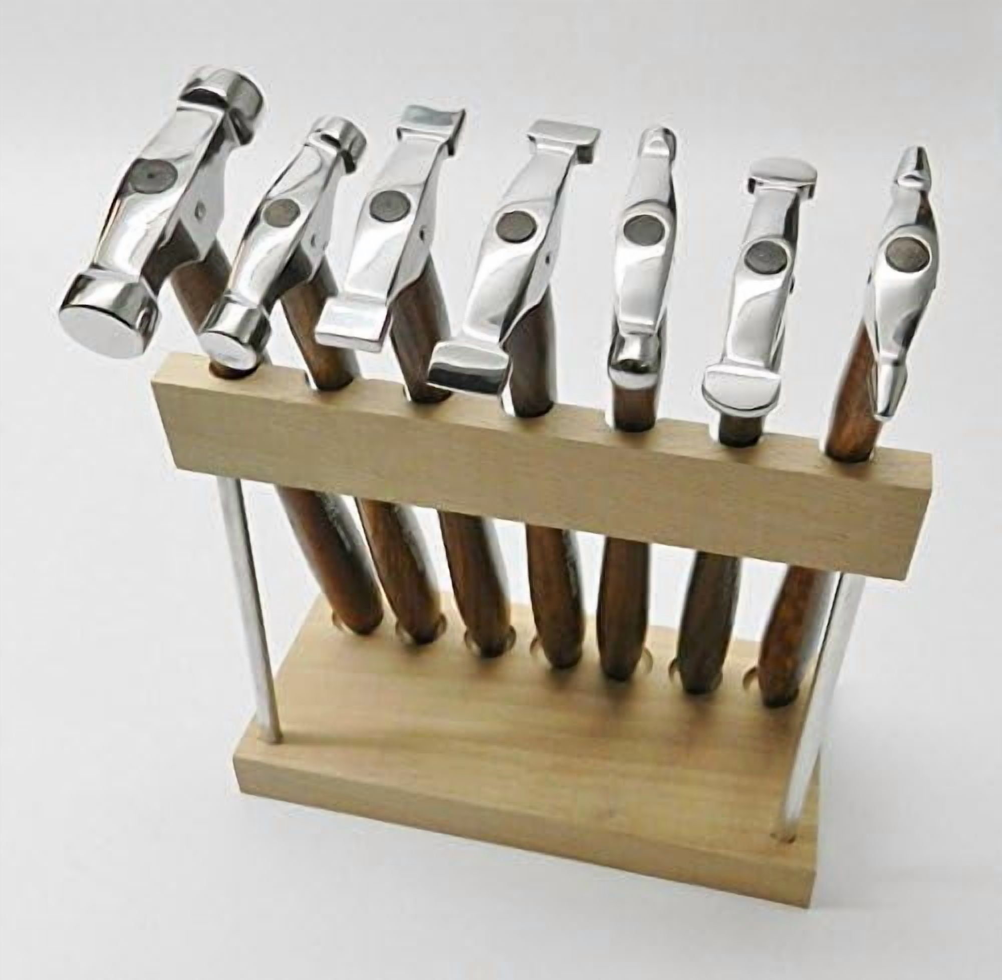 7 Mini Hammers With Stand Designing Jewelry Metalsmith Forming Shaping ...
