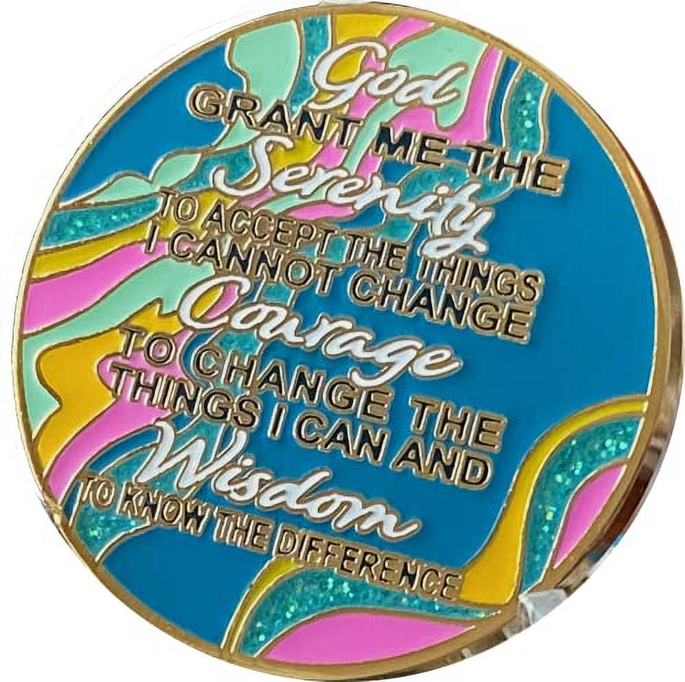 7 Month AA Medallion Elegant Marble Tahiti Teal Blue Pink and Glitter ...