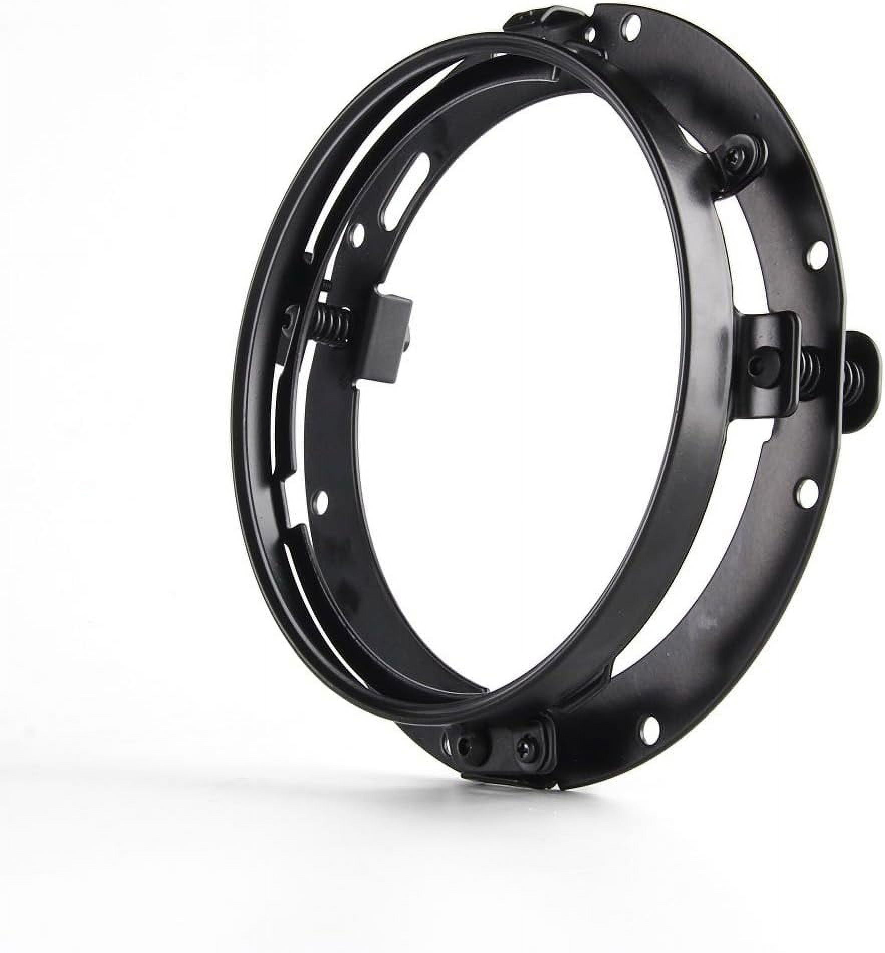 7" Motorcycle Headlight Bracket, Round Headlight Mounting Bracket, With ...