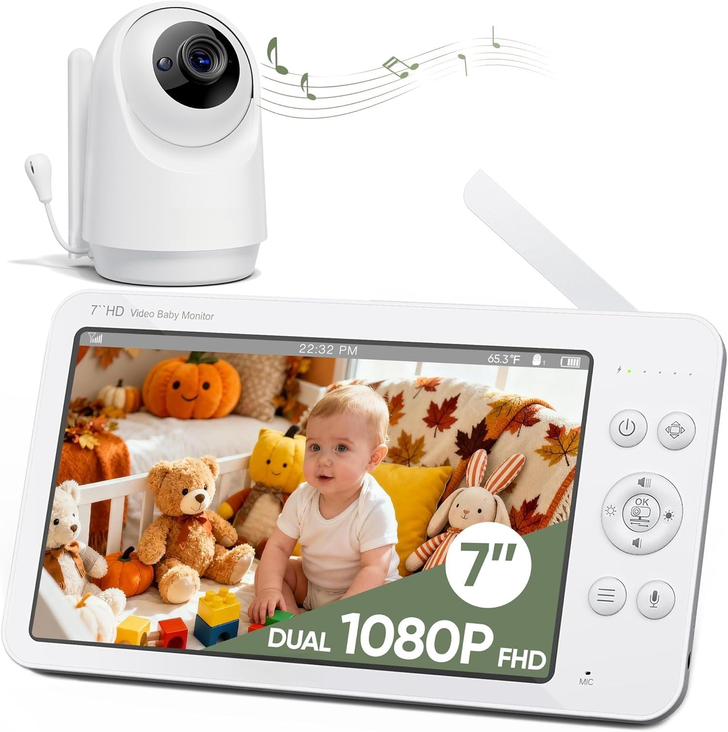7" No WiFi, Upgraded 1080P Video with Camera and Audio, 6000mAh , VOX ...