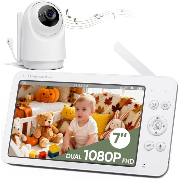 7" No WiFi, Upgraded 1080P Video with Camera and Audio, 6000mAh , VOX ...