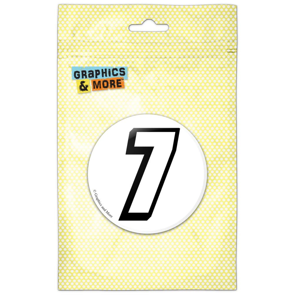 7 Number Seven Refrigerator Button Magnet - Walmart.com