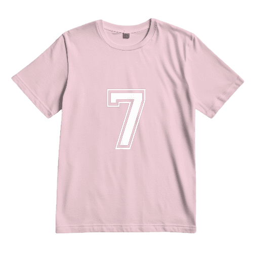 7 Number Seven Team Sports Graphic Design Matching Varsity Unisex ...