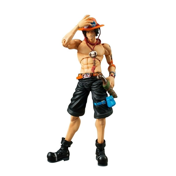 7" One Piece Portgas D. Ace Action Figure – Poseable Anime Collectible ...