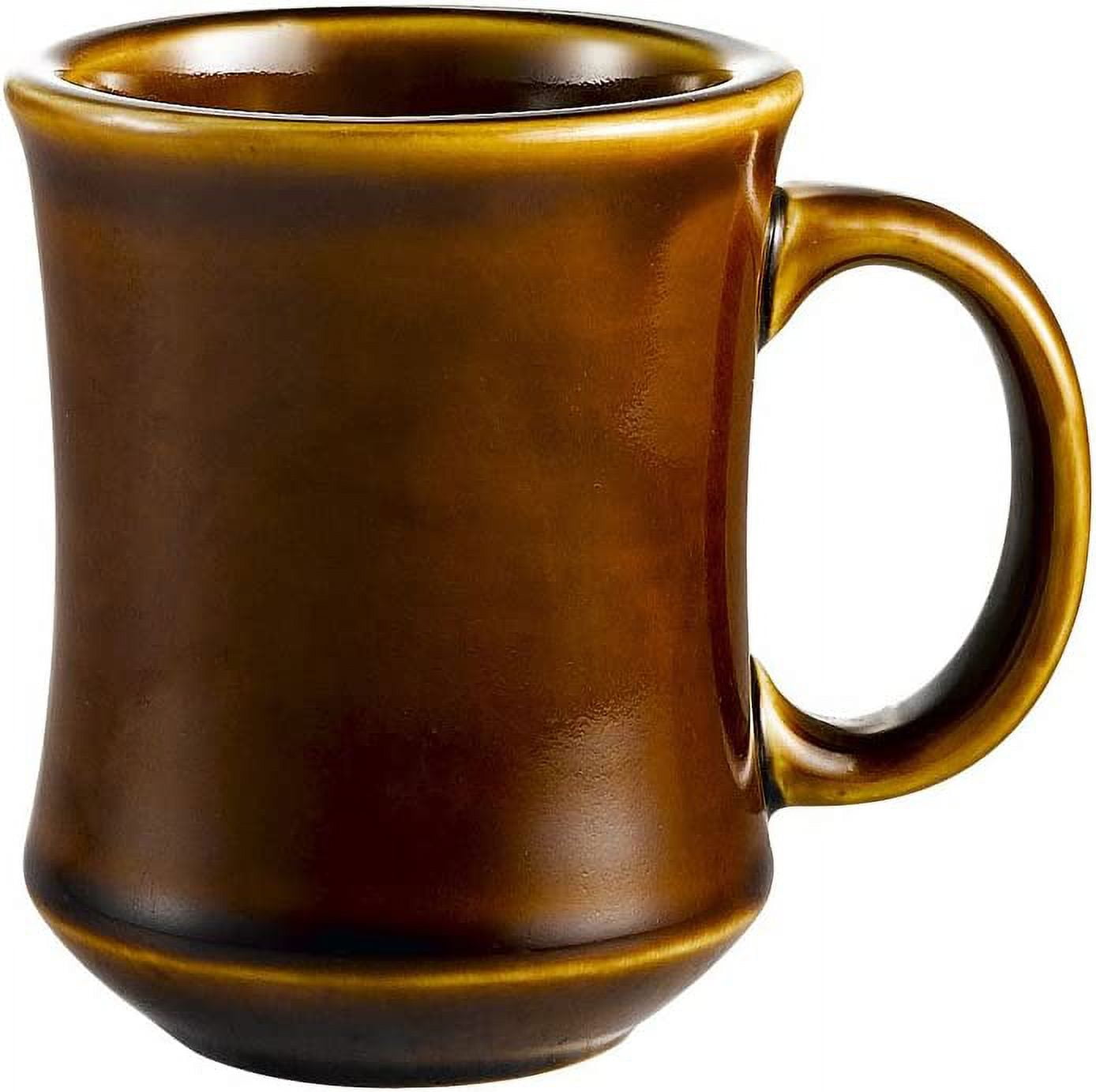 7-Ounce Stoneware Round Mug, 3-1/4-Inch, Caramel Brown, Box of 36 ...