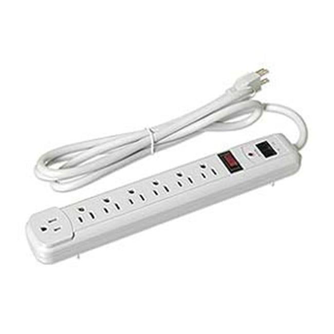 7 Outlet Plastic Power Strip, 6 ft. - Walmart.com