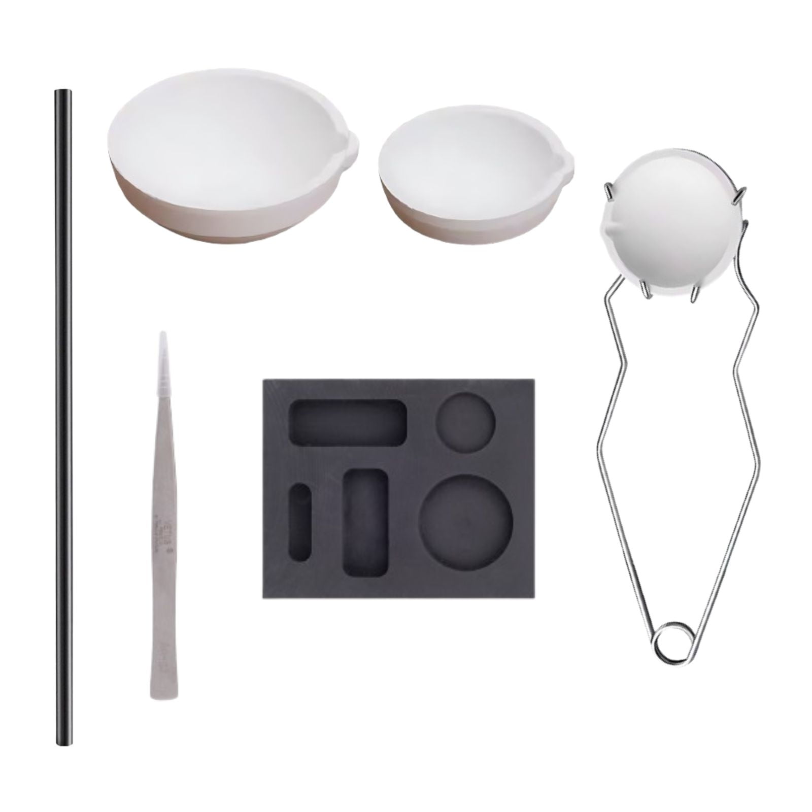 7 PCS Graphite Torch Melting Casting Kit, Including 5-in-1 Graphite ...