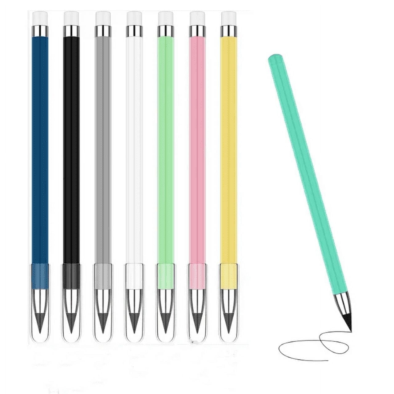 7 PCS Infinity Inkless Pencil, Inkless Pencil Everlasting Pencil with ...