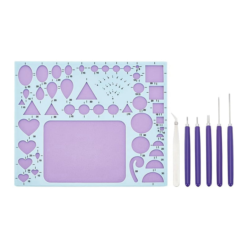 7 PCS Paper Quilling Tools Kit for Adult Beginners Slotted Tool Set ...