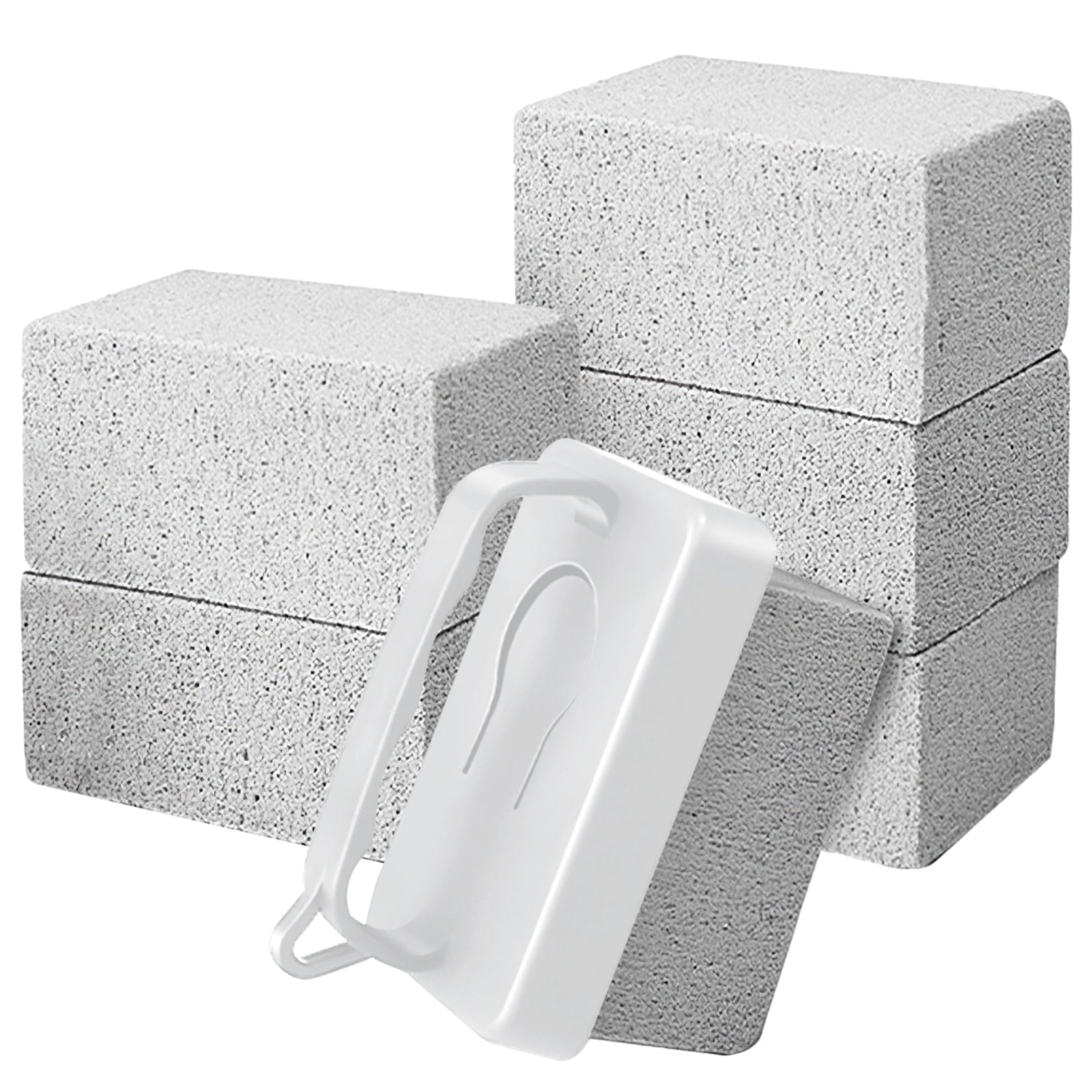 7 PCS Pumice Stone Pool Cleaning Set, 1 Handle with 6 Stones, Pool and ...