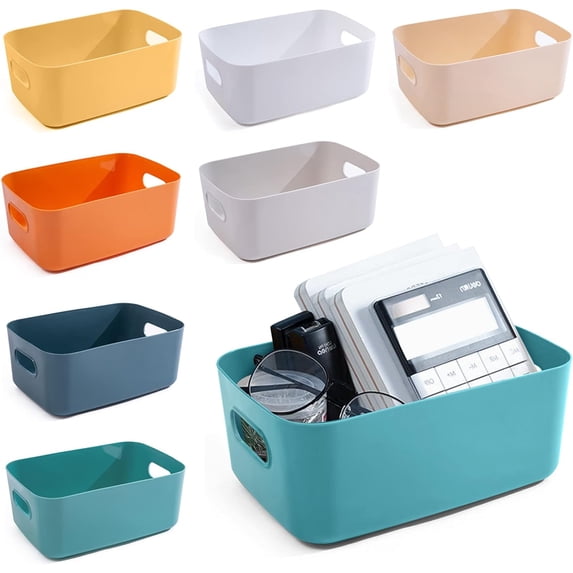 7-Pack 7.2 L Plastic Storage B-ins and Baskets for Efficient Home ...