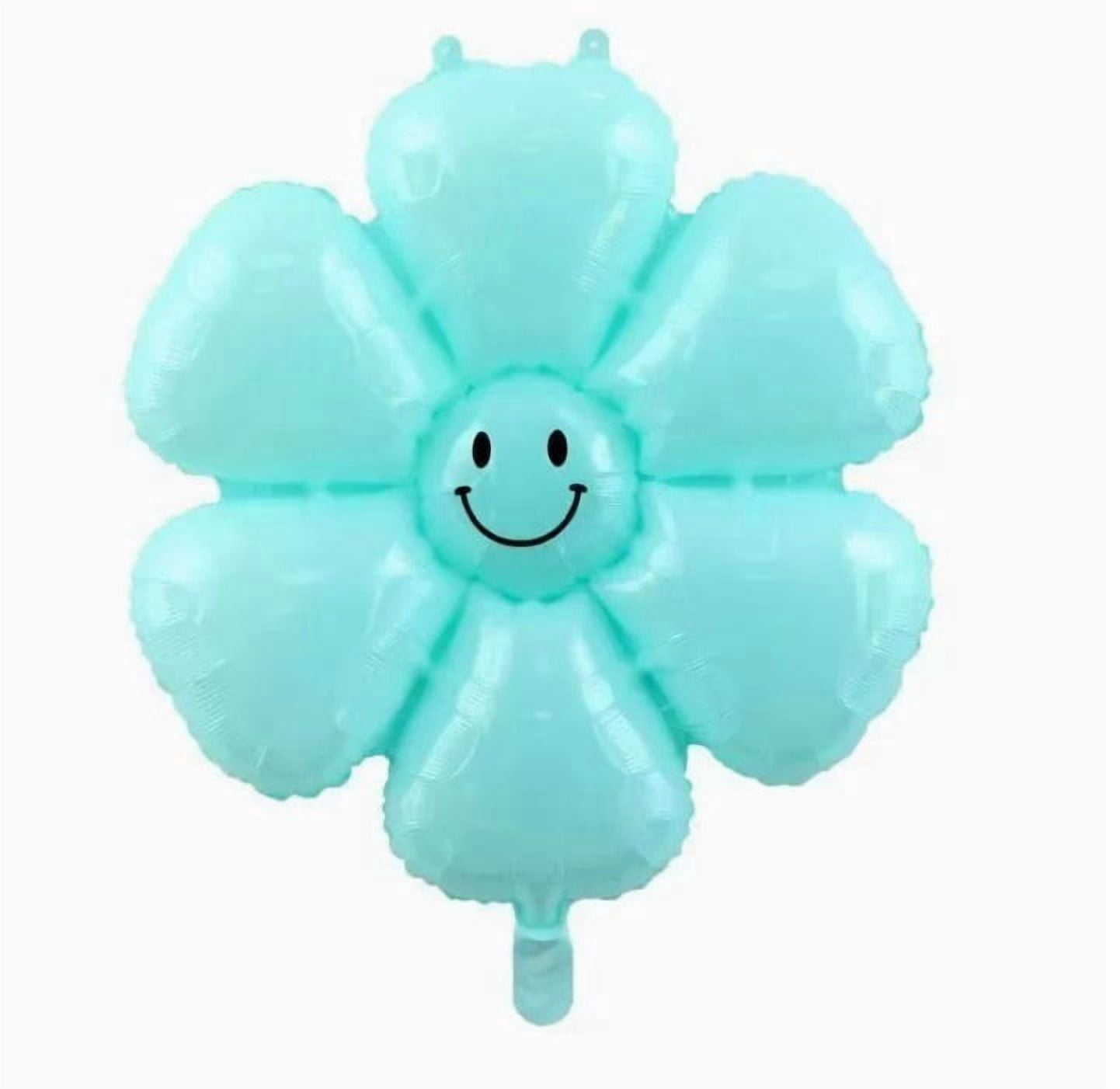 7-Pack Cartoon Daisy Balloons - Vibrant Smiling Sunflowers for Kids ...