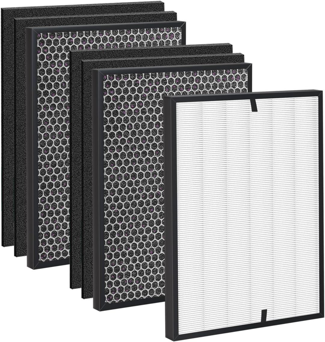 7-Pack LZQP Replacement Filters Compatible 3000/3500 Air Purifi-er ...