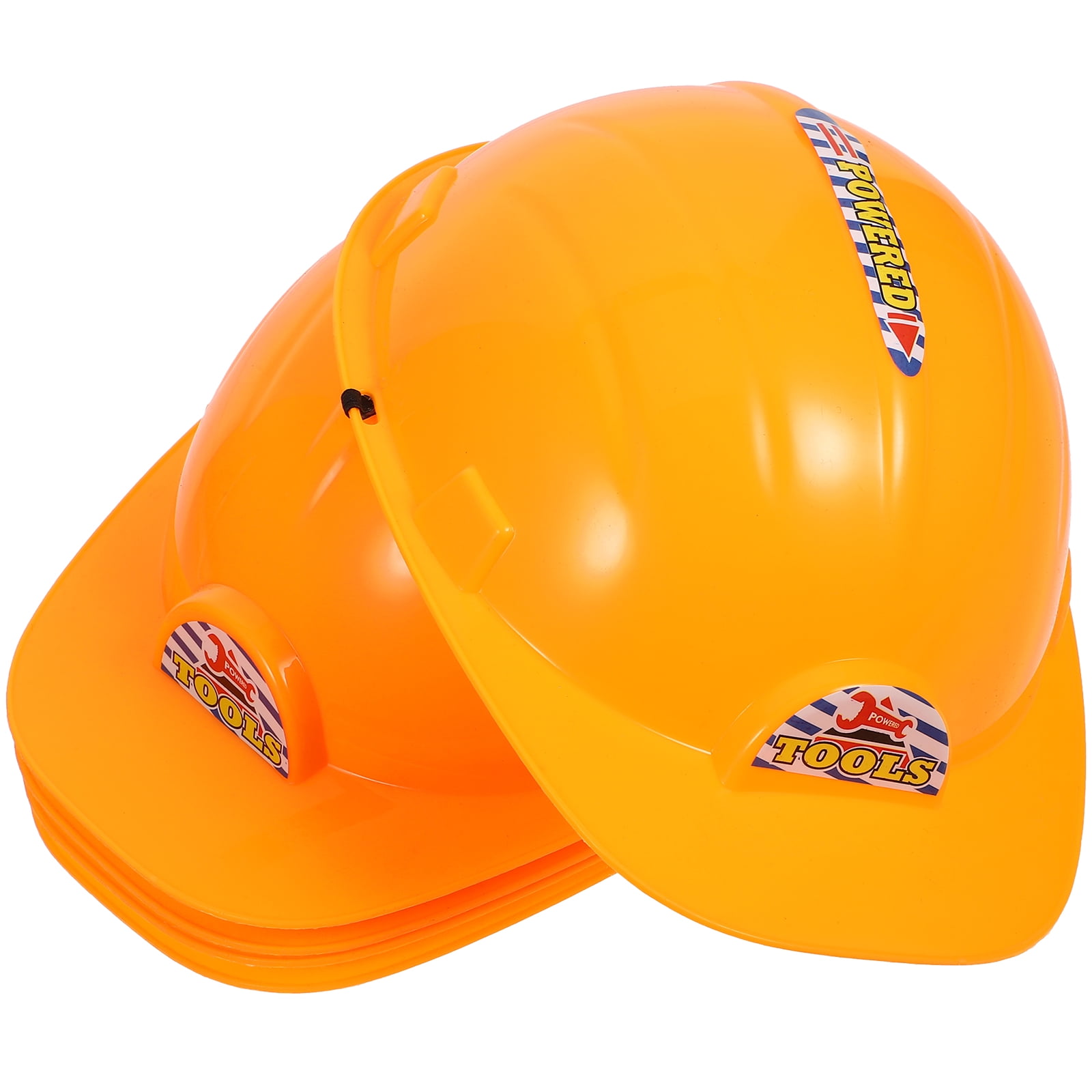 7 Pack Simulation Helmet Kid Hard Hat Boy Hats Construction Toy Kids ...
