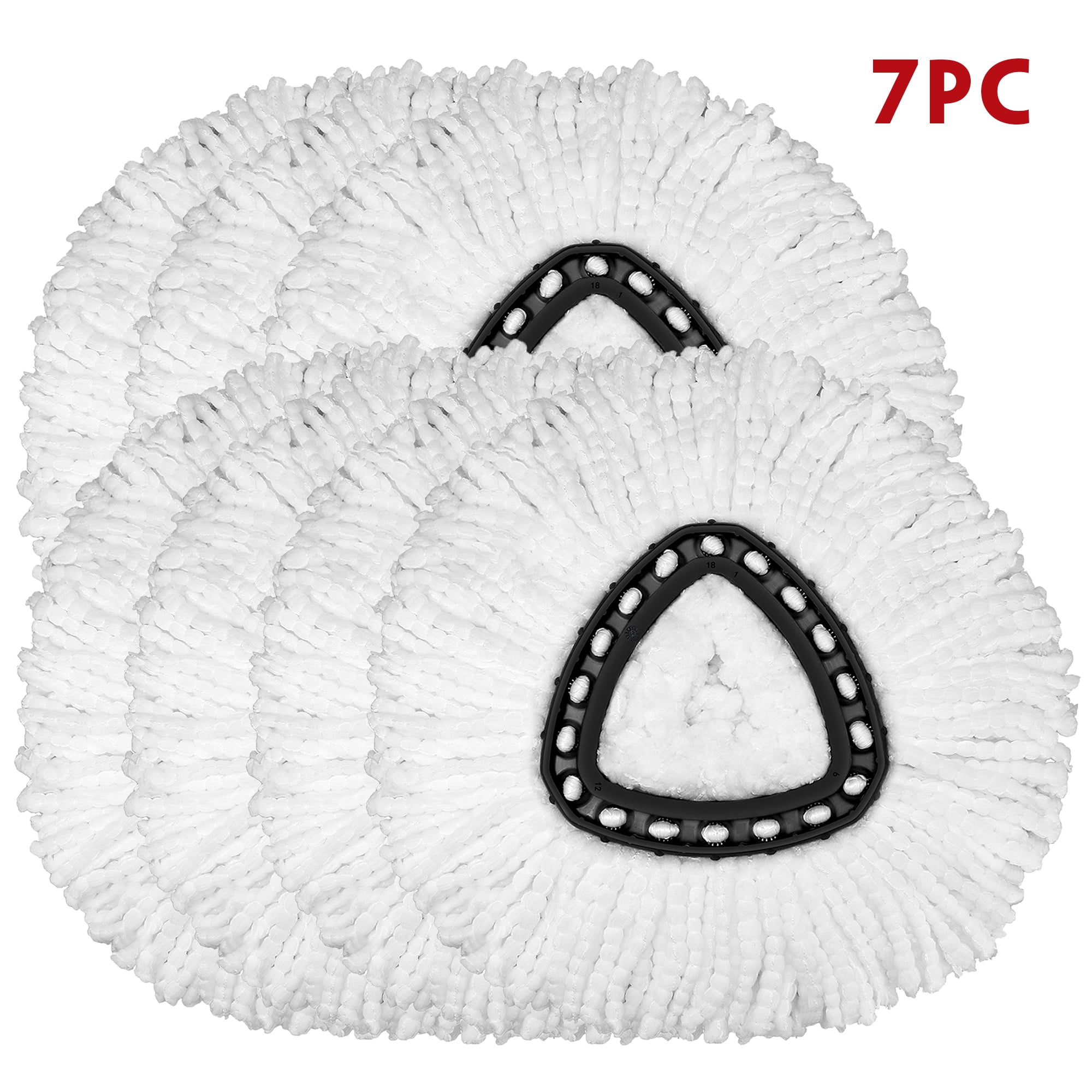 7 Pack Spin Mop Refill - Replacement Head Compatible with O, Microfiber ...