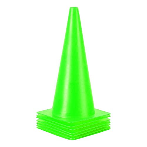 [7 Pack] Traffic Safety Cones, 15 Inch Orange Parking Cones Training ...