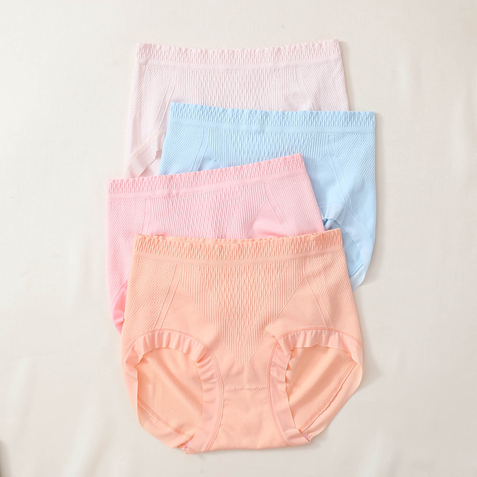 7 Pack Womens Briefs Underwear Packs Cotton High-Cut Full Coverage ...