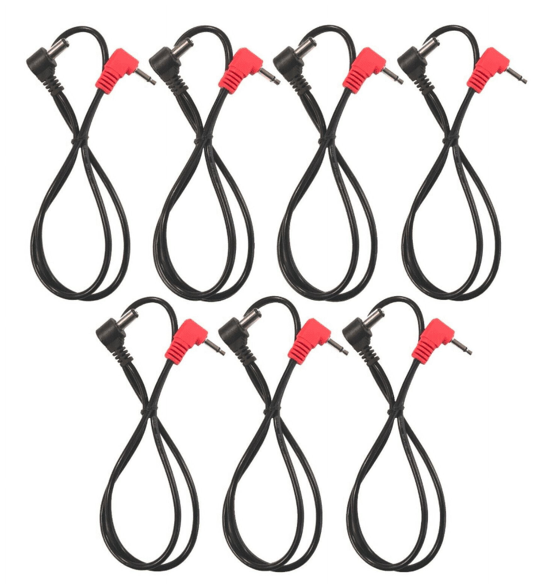 (7) Pack of Effects Pedal Power Cables for use with Dunlop DC Brick ...