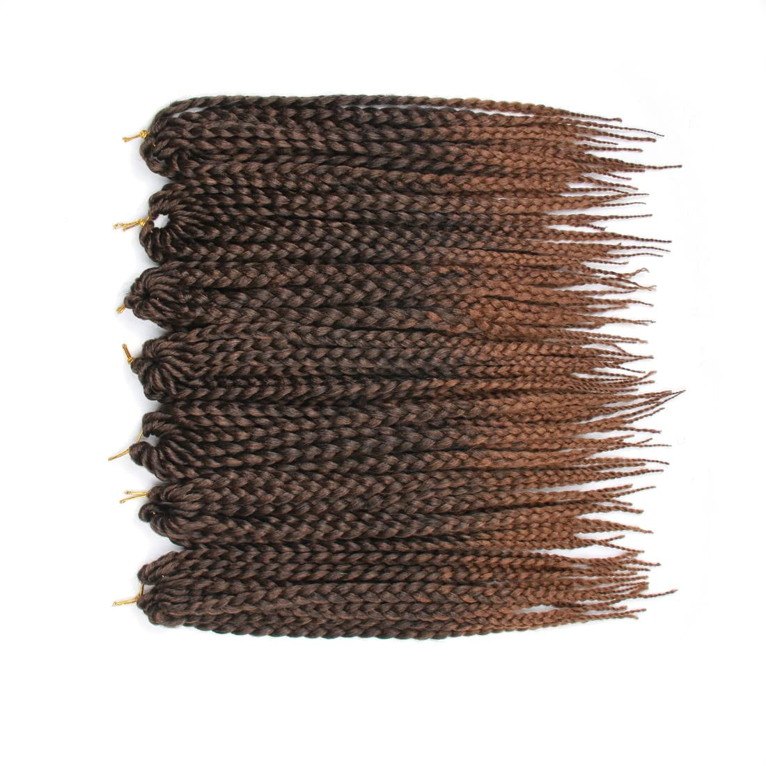 7 Packs Crochet Box Braids Pre Looped Box Braid Goddess Box Braids ...