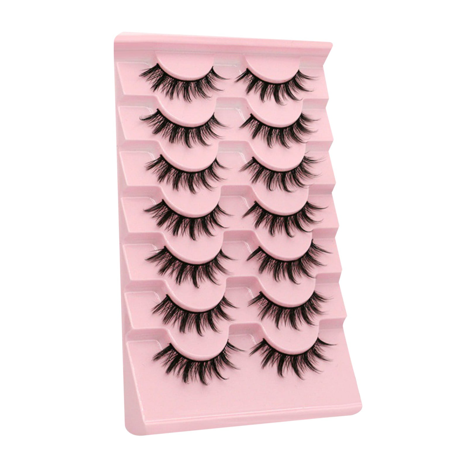 7 - Pair Set of Anime - Style Natural - Looking False Eyelashes - Slim ...
