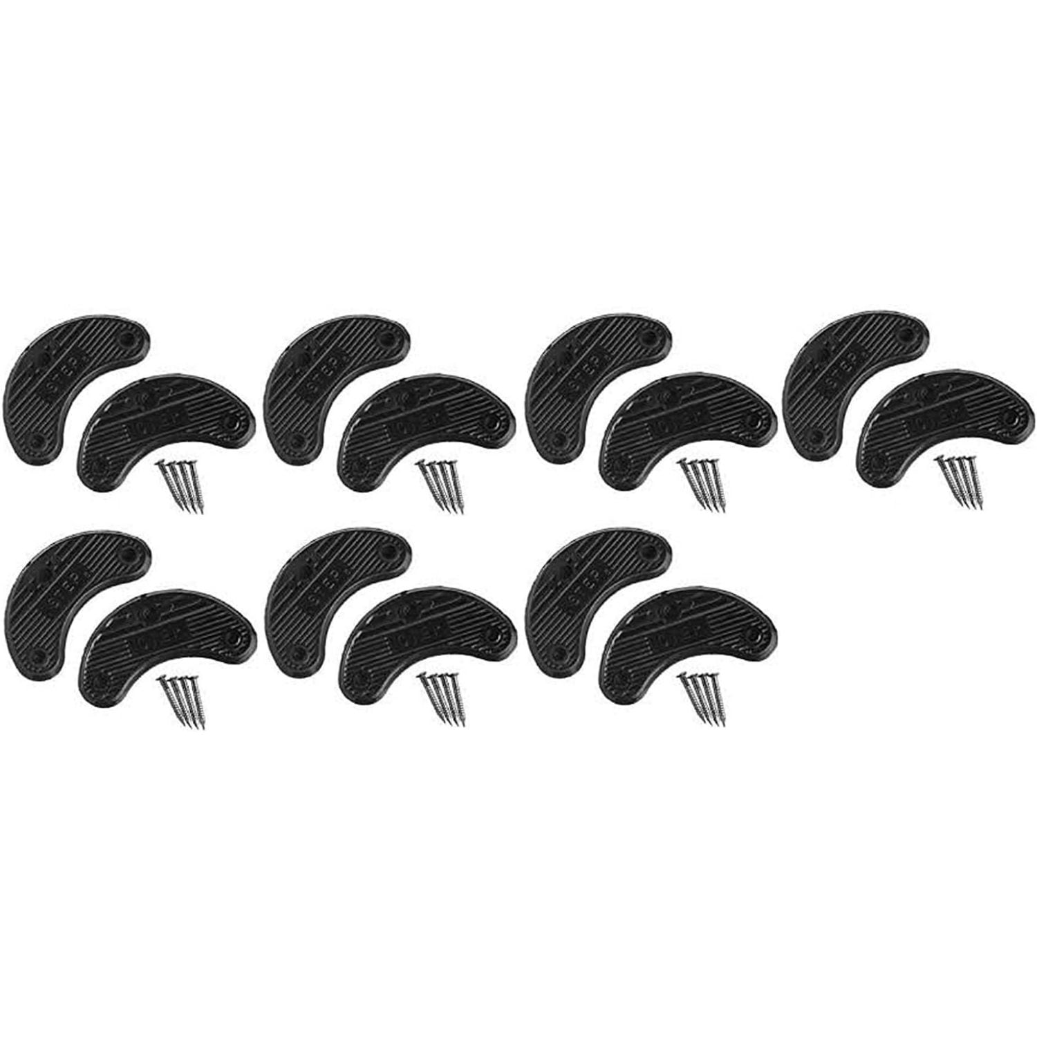 7 Pairs Traveler Men's Shoe Heel Plates Taps with Metal Nails Pack ...
