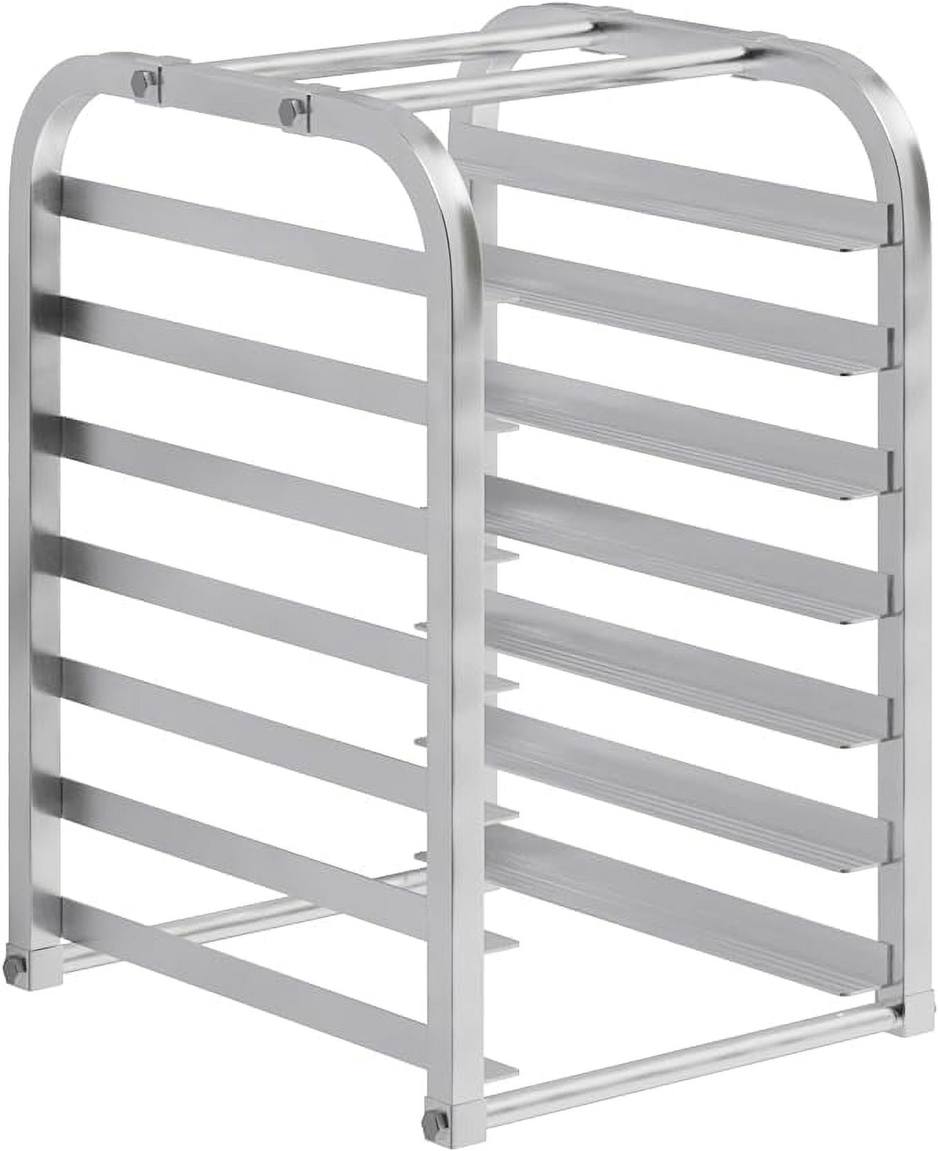 7-Pan End Load Countertop Half Sheet Pan Rack – 15.3