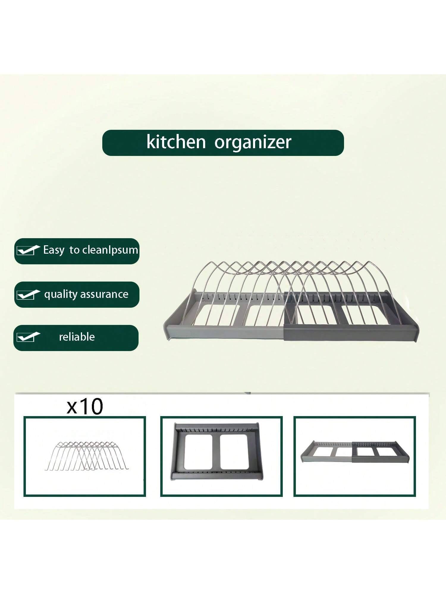 7 Partition Line Pot Cover Bracket, , Countertop Kitchen Utensil ...