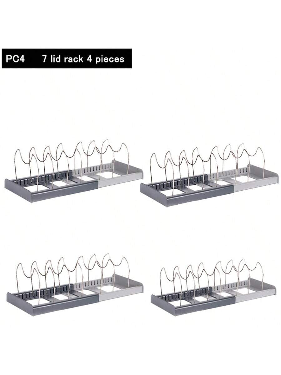 7 Partition Line Pot Cover Bracket, , Countertop Kitchen Utensil ...