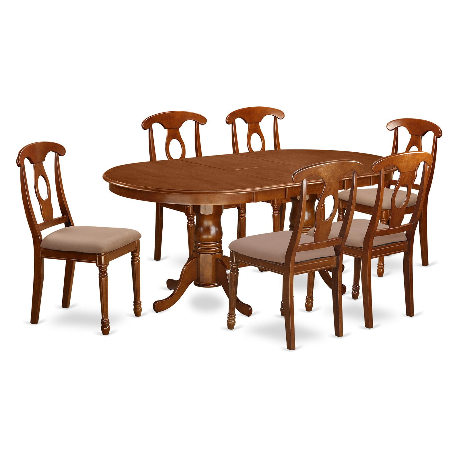7 Pc Dining room set-Dining Table and 6 Dining Chairs - Walmart.com
