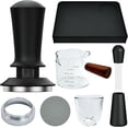 7 Pcs 51mm Espresso Accessories Kit, Spring Loaded Calibrated Tamper ...