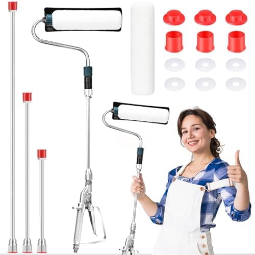 7 Pcs Airless Paint Sprayer Roller Inner Feed Set for High Pressure ...