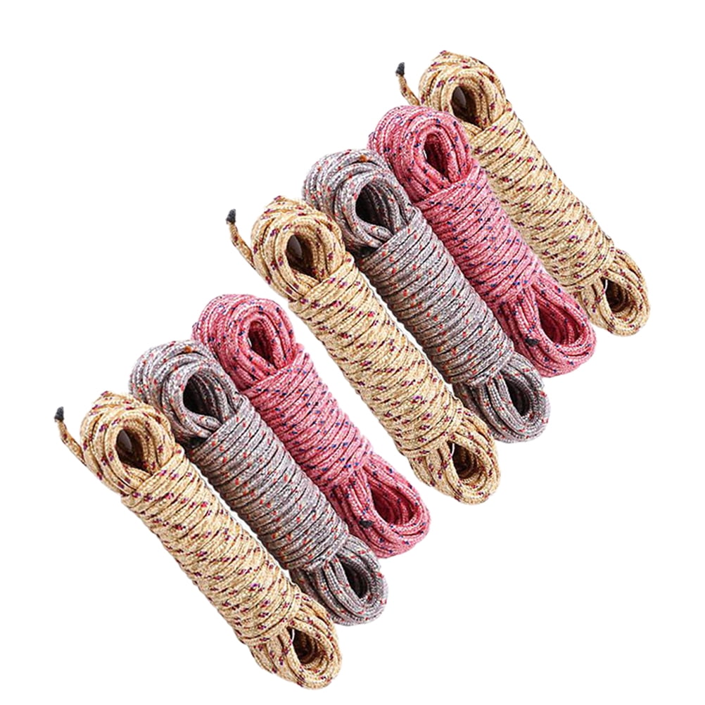 7 Pcs Clothesline Rope Nylon Towel Racks Pins Drying Travel - Walmart.com