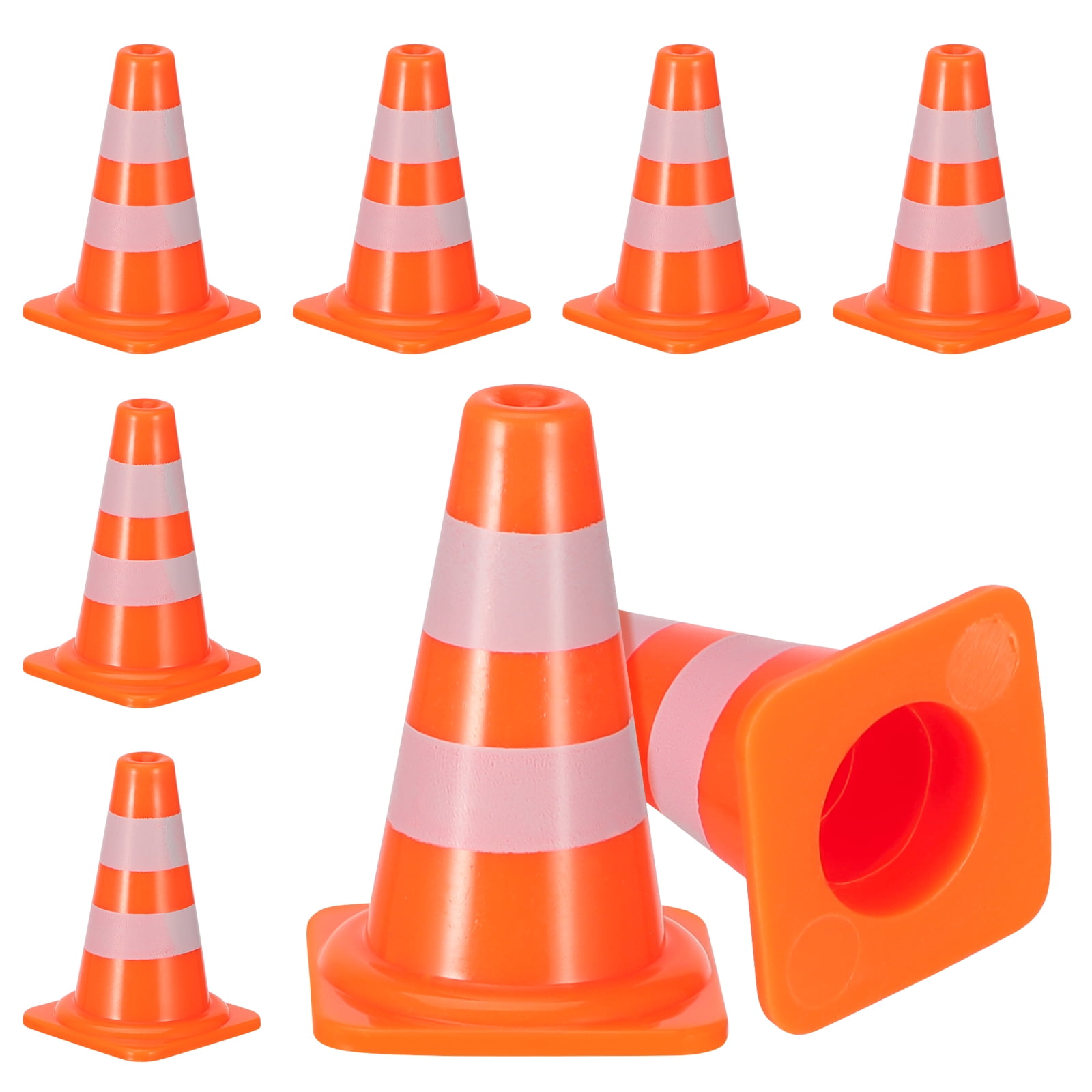7 Pcs Cones Sports Road Sign Kids Imagination Toys Delicate Man ...
