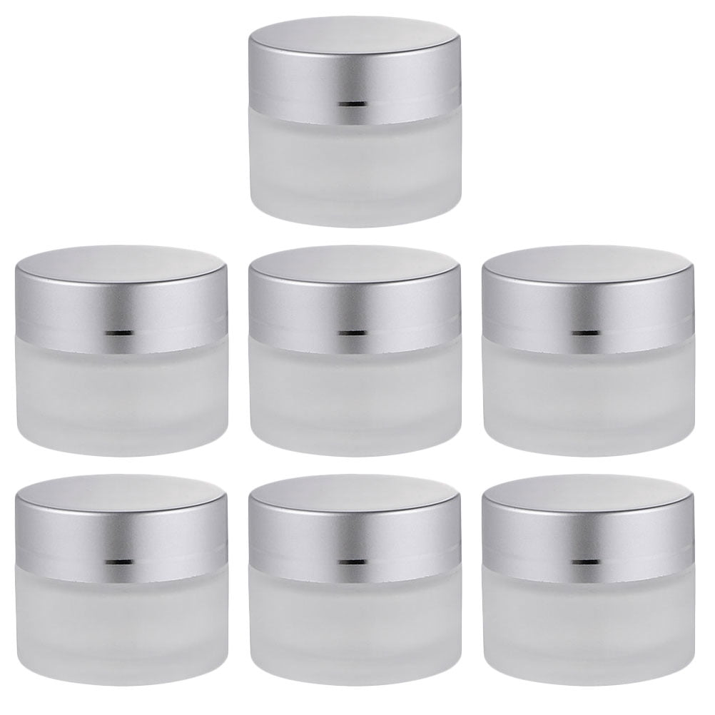 7 Pcs Cream Bottle Balm Mason Jar Soap Dispenser Lid Travel Shampoo ...