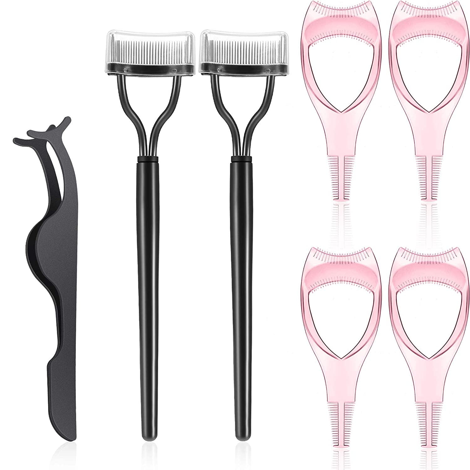 7 Pcs Eyelash Makeup Tool 3 in 1Mascara Shield Guard Mascara Shield ...