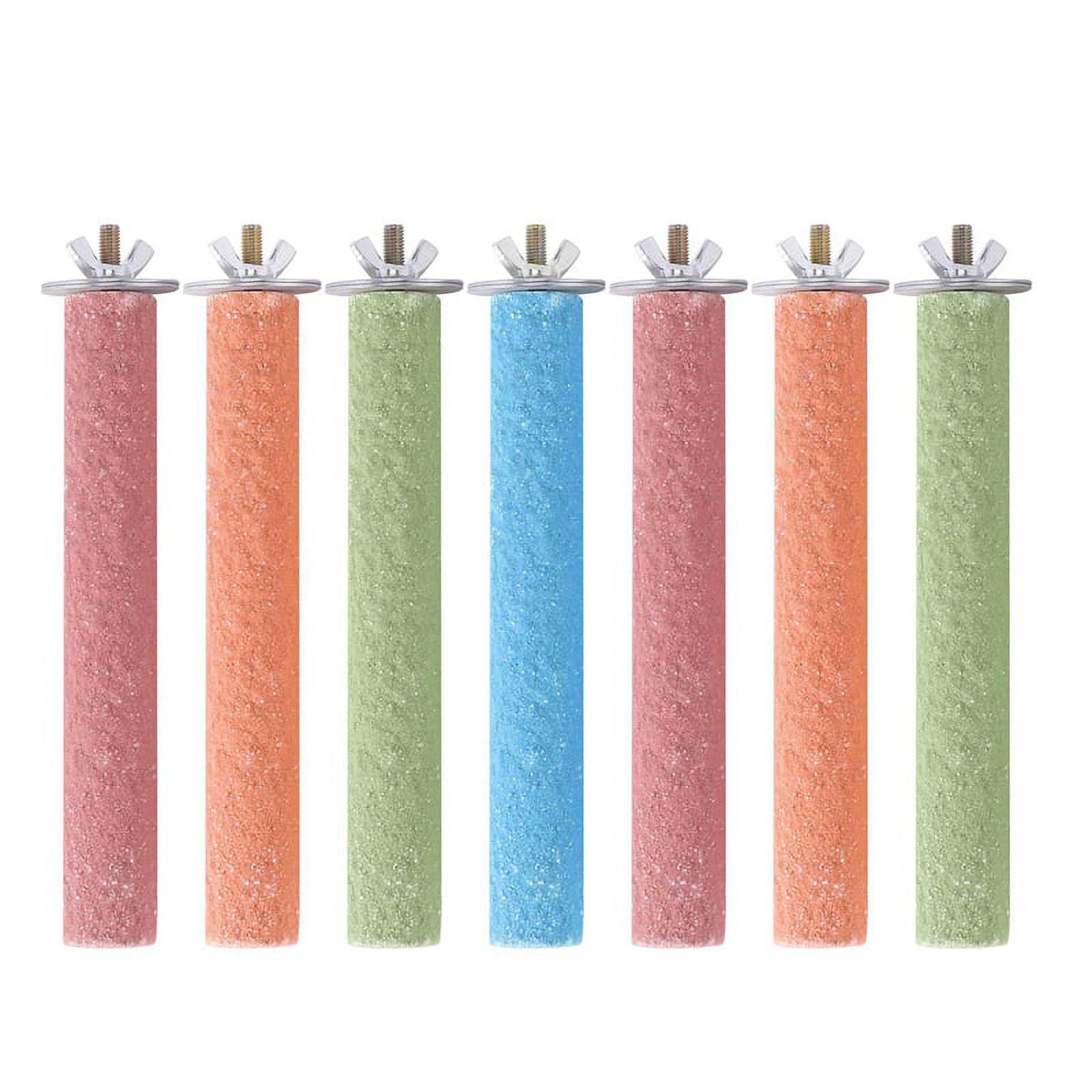7 Pcs Grip Bird Cages Perch for Conures Parakeets Lovebirds Cockatiels ...
