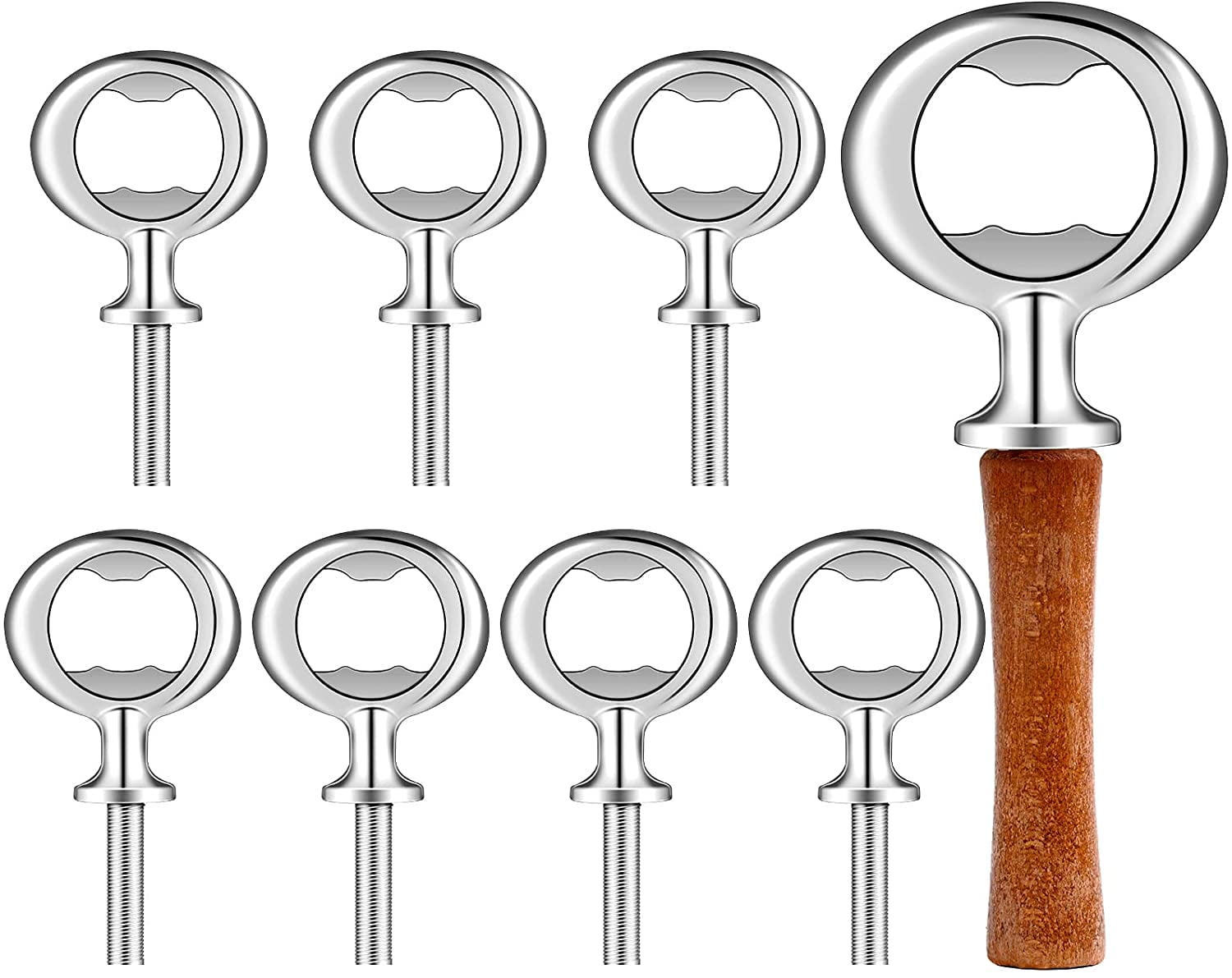 7 Pcs Metal Bottle Opener Bulk Blank Bottle Opener Bulk Open Inserts ...