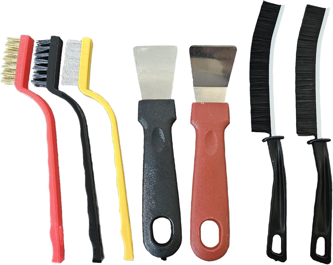 7 Pcs Multi-Purpose Crevice Cleaning Brush Tool for Stubborn Kitchen ...