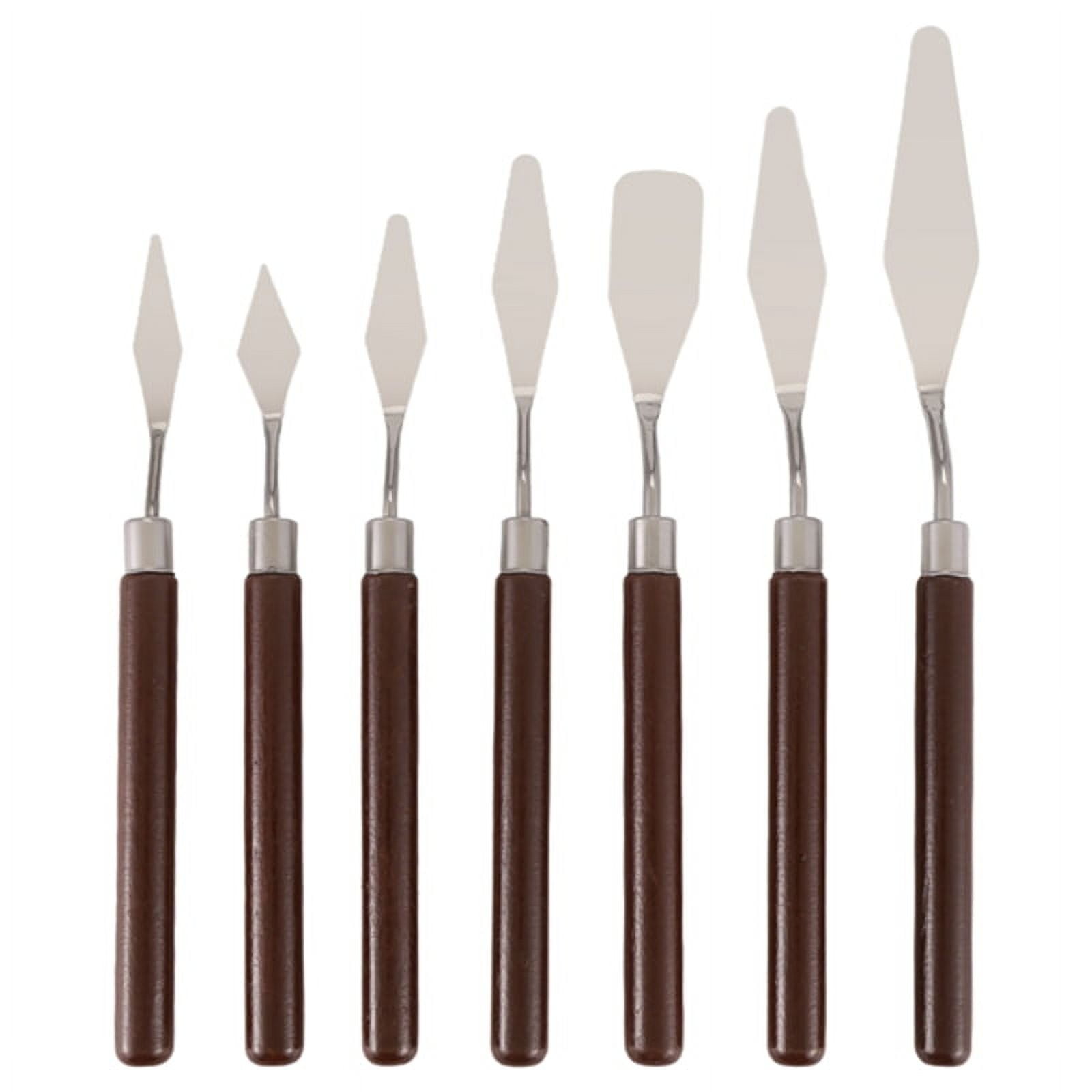 7 Pcs Oil Painting Knife Set Shovel Palette Acrylic Tools for Color ...
