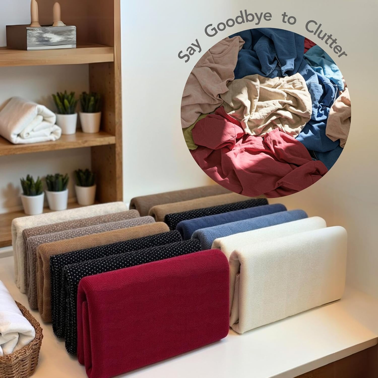 7 Pcs PLIIO Medium Filers, Foldable Clothes Organizer, Space-Saving ...