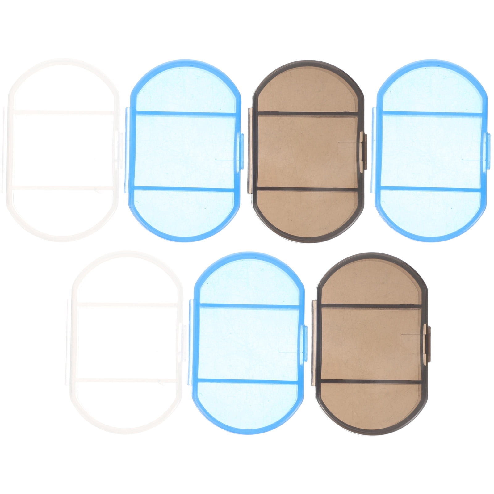 7 Pcs Pill Box Pills Case Compact Medicine Travel Accessories Container ...