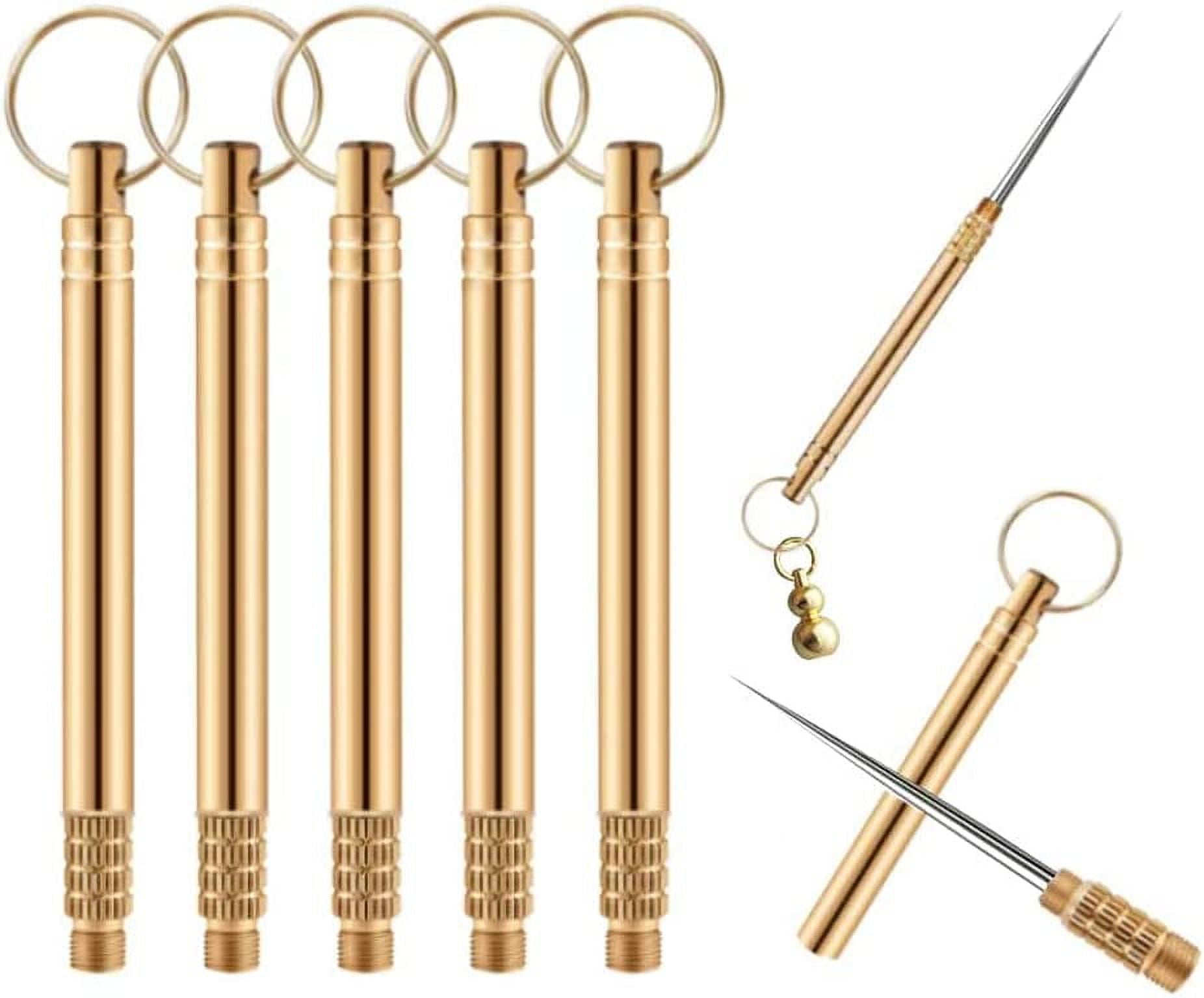 7 Pcs Portable Titanium Toothpicks,Reusable Metal Toothpick for Teeth ...